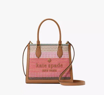 Kate Spade Ellie Straw Small Tote In Pink | ModeSens