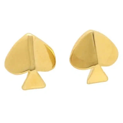 Kate Spade Gold Legacy Logo Spade Studs | ModeSens