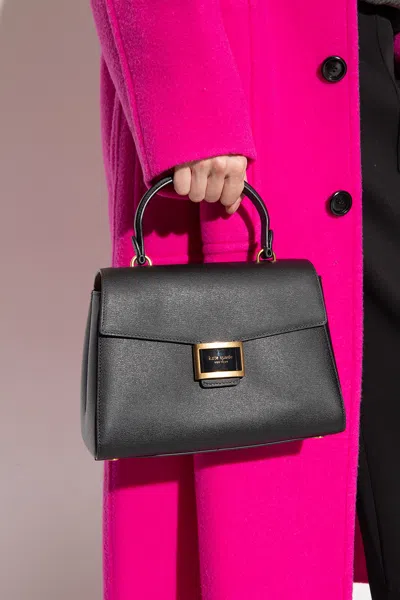 Kate Spade 'katy Medium' Shoulder Bag With Logo In Black | ModeSens