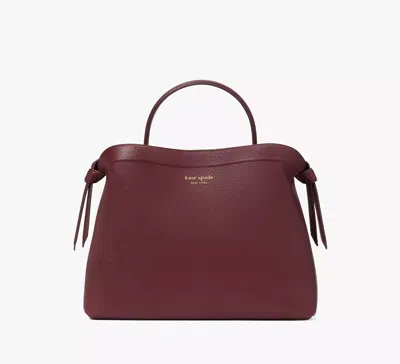 Kate Spade Knott Large Top-handle Bag In Cordovan | ModeSens
