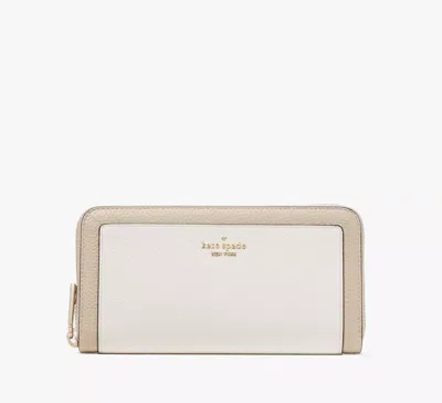Kate Spade Lena Colorblock Large Continental Wallet In Light Sand ...