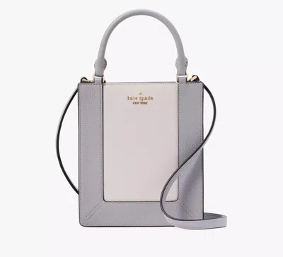Kate Spade Lena Colorblock Mini Tote In Mountain Grey | ModeSens