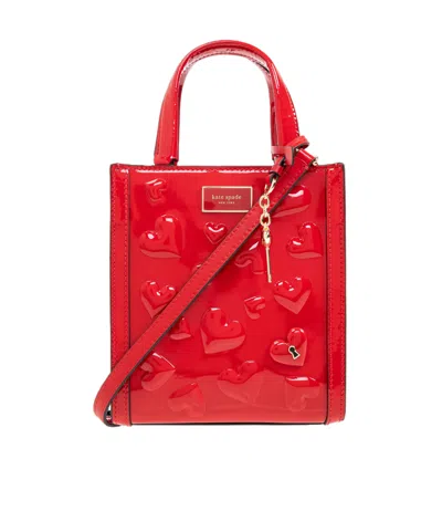 Kate Spade Logo Shoulder Bag In Red | ModeSens