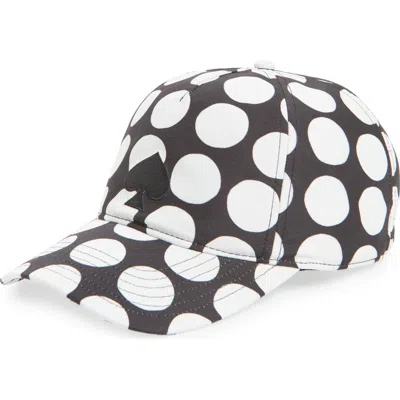 Kate Spade New York Art Dot Baseball Cap In Black | ModeSens