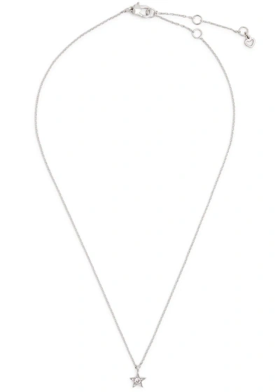 Kate Spade Set In Stone Star Necklace In Silver | ModeSens