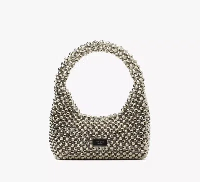 Kate Spade Twirl Beaded Top-handle Bag In Silver | ModeSens