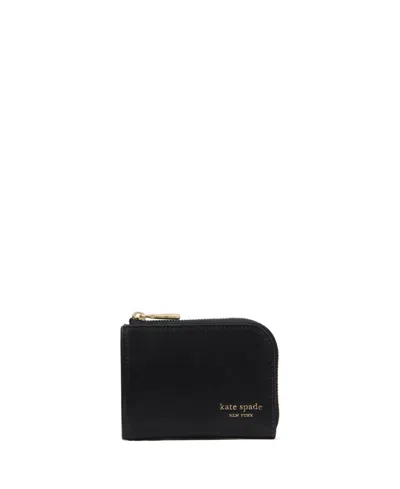 Kate Spade Women's Devin Zip Card Case Wallet In Black | ModeSens