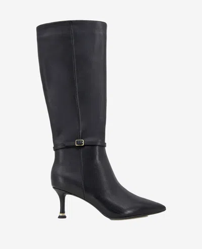 Kenneth Cole Utah Leather Boot In Black Leather | ModeSens