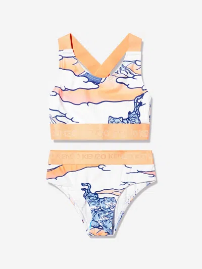 Kenzo Girls Tiger Bikini In Yellow | ModeSens