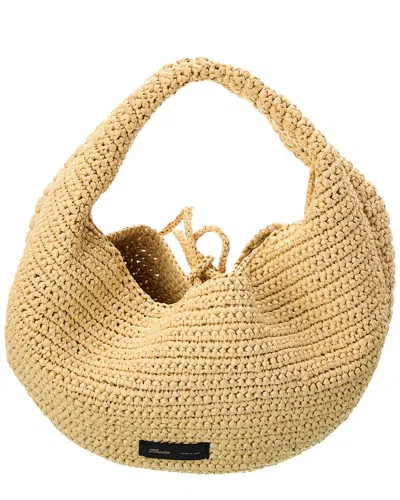 Khaite Olivia Medium Raffia Hobo Bag In Neutral | ModeSens