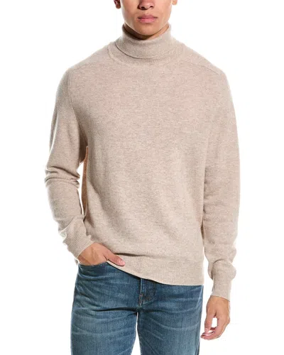 Kier + J Kier+j Wool & Cashmere-blend Turtleneck Sweater In Beige ...