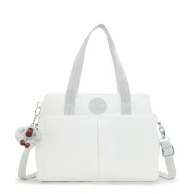 Kipling Kenzie Shoulder Bag In White | ModeSens