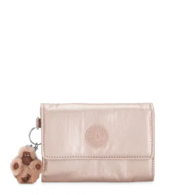 Kipling Pixi Medium Metallic Organizer Wallet In Pink | ModeSens