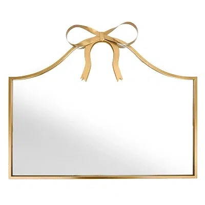 Kirkland's Sofia Gold Bow Arched Mantel Wall Mirror | ModeSens