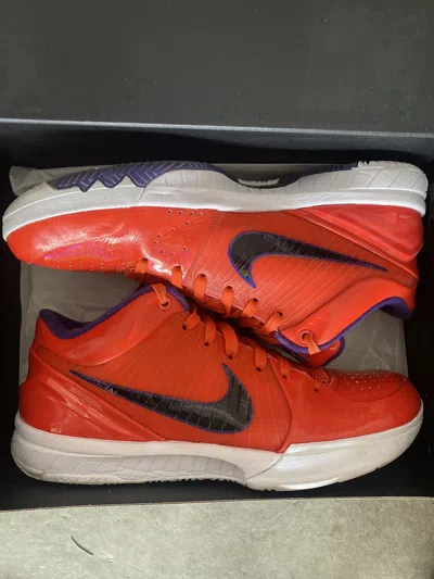 Pre-owned Kobe Mentality X Nike Kobe 4 Undefeated Protro Phoenix Suns ...
