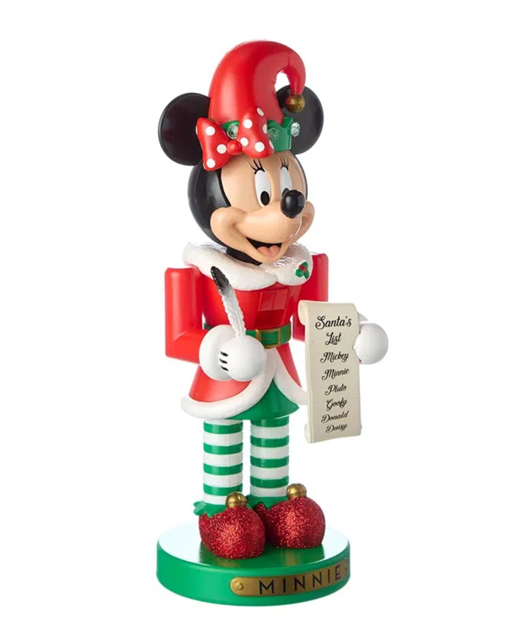 Kurt Adler 10in Minnie The Elf Nutcracker In Multi | ModeSens