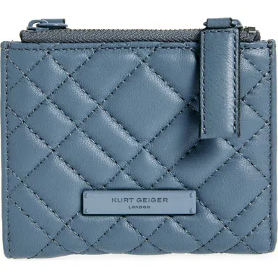 Kurt Geiger London Drench Mini Bifold Wallet In Grey | ModeSens