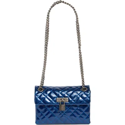 Kurt Geiger London Mini Brixton Lock Shoulder Bag In Blue | ModeSens