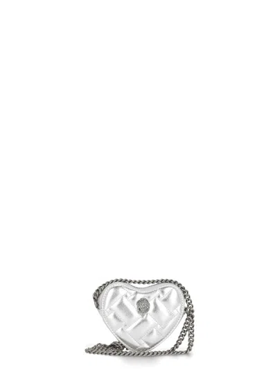 Kurt Geiger Micro Heart Bag In Silver | ModeSens