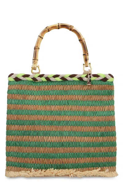 La Milanesa Lipari Raffia Tote Bag Modesens