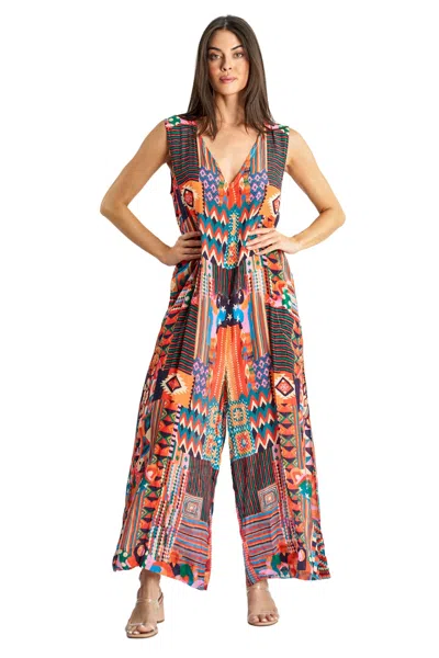 La Moda Clothing Vacanza Wide Leg Jumpsuit In Multi | ModeSens