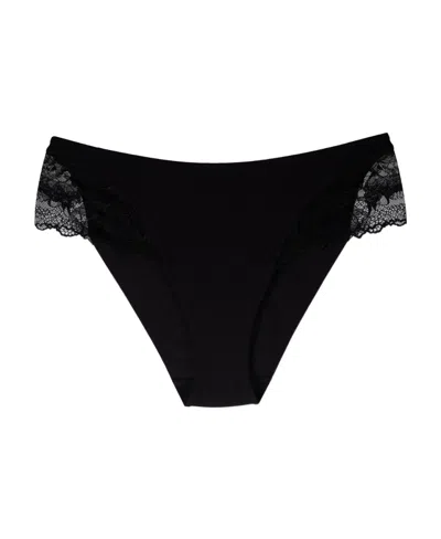 La Perla Lace Triangle Underwear In Black | ModeSens