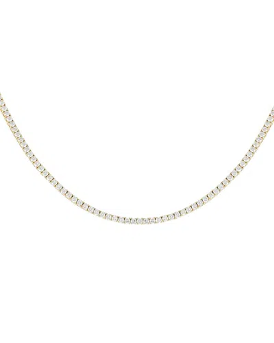 Lab Grown Diamonds 14k 7.15 Ct. Tw. Lab-grown Diamond Tennis Necklace ...