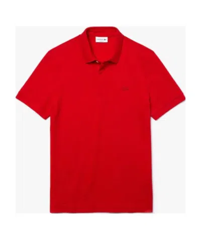 Lacoste Logo Polo Shirt In Red | ModeSens