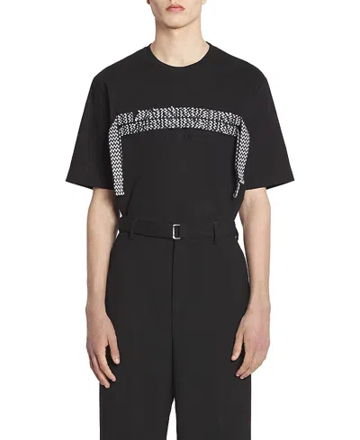 Lanvin Curb Lace Classic T-shirt In Black | ModeSens