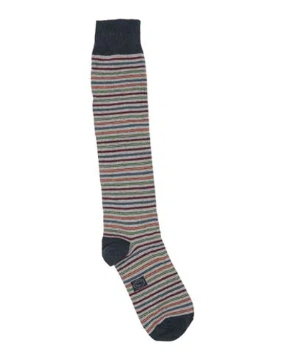 Lanza Le Calze Man Socks & Hosiery Grey Size Onesize Cotton, Elastane ...
