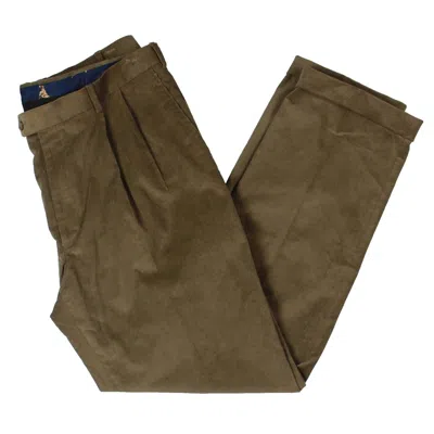 Ralph Lauren Mens Pleated Classic Fit Corduroy Pants In Brown | ModeSens