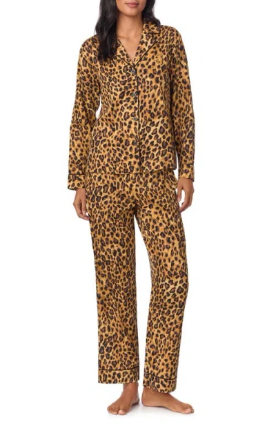 Ralph Lauren Lauren Print Cotton Blend Pajamas In Leopard | ModeSens