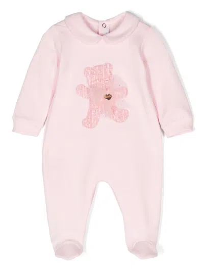 Le Bebé Enfant Babies' Logo-charm Pajamas In Pink | ModeSens