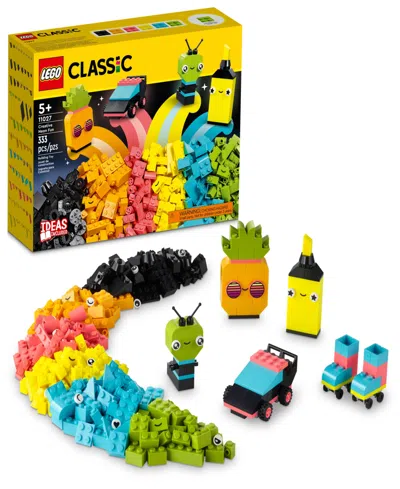 Lego Classic 11027 Creative Neon Fun Toy Assorted Piece Brick Expansion ...