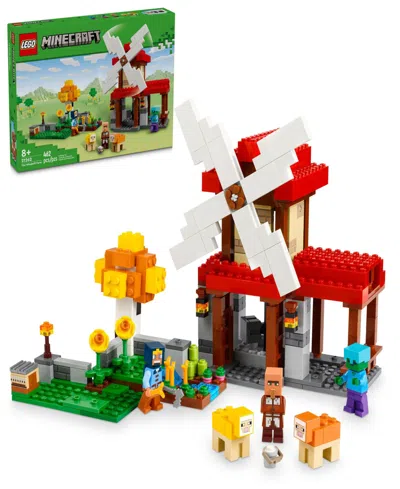 Lego Kids' Minecraft The Windmill Farm Buildable Video Game Toy 21262 ...