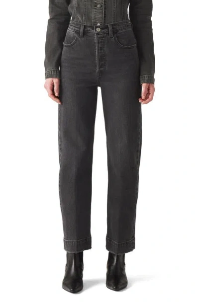 Levi's Ribcage High Waist Ankle Straight Leg Jeans In Off Topic Crease ...