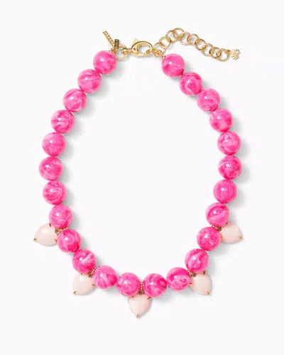 Lilly Pulitzer Lilly X Lele Heart Country Club Necklace In Pink | ModeSens