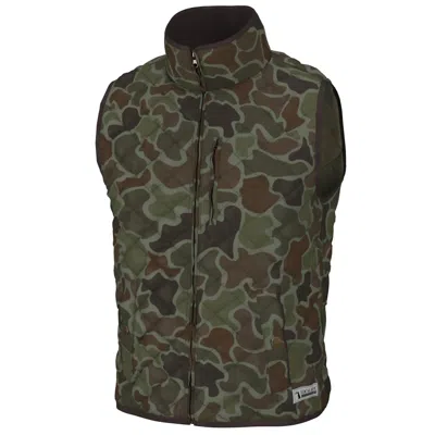 Local Boy Outfitters Men's Quilted Vest In Localflage Od In Green ...