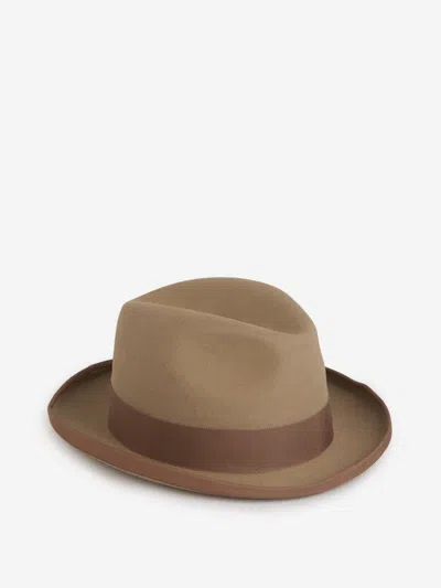 Lock & Hatters The Godfather Homburg Hat In Brown | ModeSens