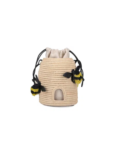 Loewe "beehive" Bucket Bag In Beige | ModeSens