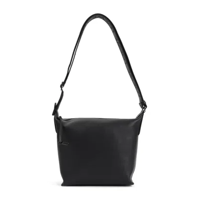 Loewe Cubi Small Black Calf Leather Crossbody Bag | ModeSens