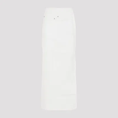 Loewe Deconstructed Skirt In White | ModeSens