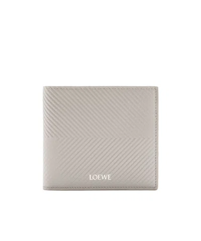 Loewe Double-fold Wallet In Gray | ModeSens