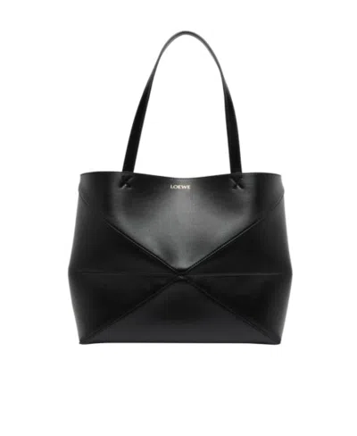 Loewe Logo Handbag In Black | ModeSens