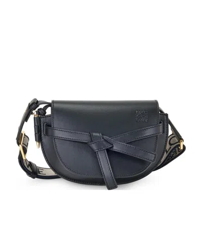 Loewe Mini Gate Dual Bag In Black | ModeSens