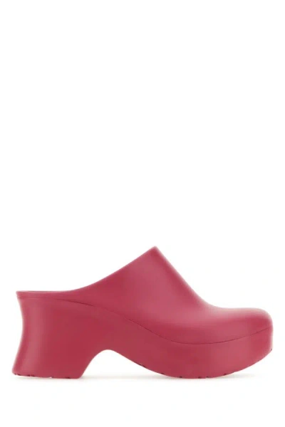 Loewe Tyran Purple Rubber Terra Mules | ModeSens