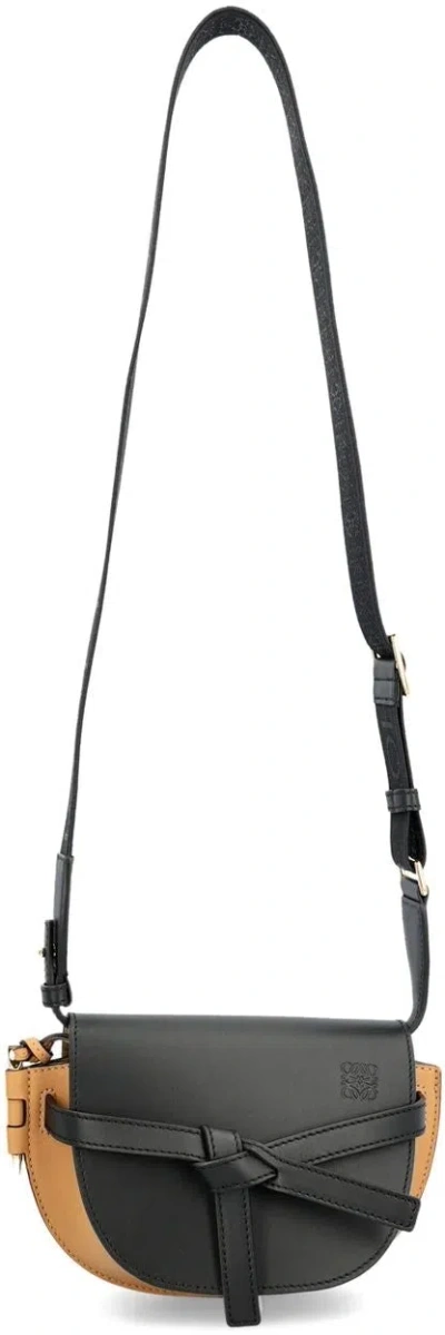 Loewe Women's Mini Gate Dual Bag In Black | ModeSens