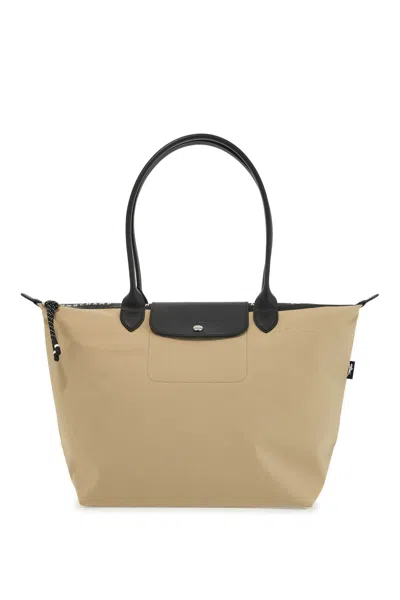 Longchamp Clay Coloured Recycled Canvas L Le Pliage Energy Bag | ModeSens