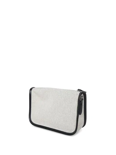 Longchamp 'essential' White Crossbody Bag With Logo Lettering On The ...