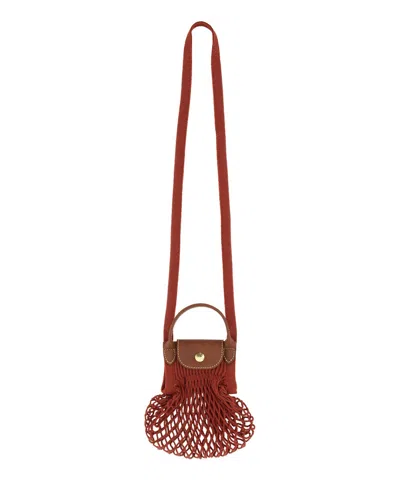 Longchamp Le Pliage Filet - Xs Bucket Bag In Red | ModeSens